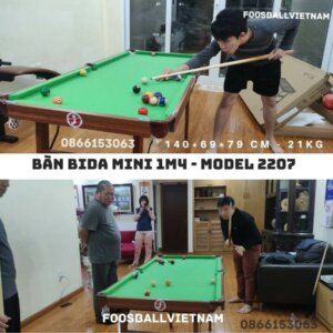 Bàn Bida Mini 1m4 Model 2207 Giá Rẻ, Chân Gập Gọn, Bi Sứ, Vải Nỉ – Đại ...